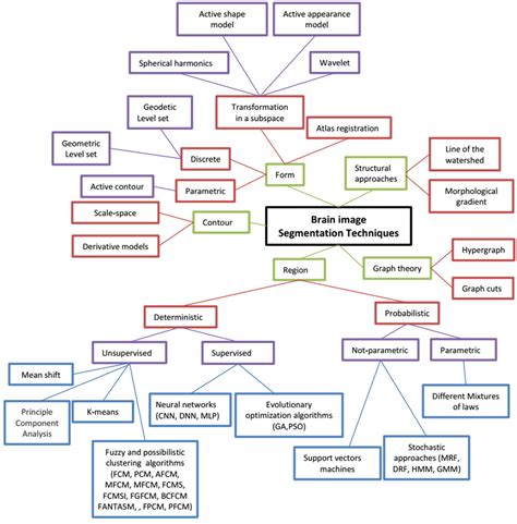 classification of the various mr brain image segmentation methods download scientific diagram