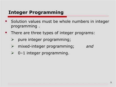 ppt integer programming powerpoint presentation free download id 676457