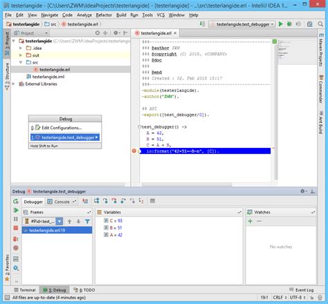 Using Intellij IDEA To Write And Debug Erlang Code Erwan Martin