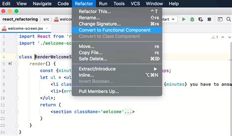 react intellij idea documentation