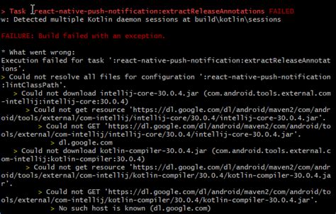 reactjs how to resolve the error message react native push notification