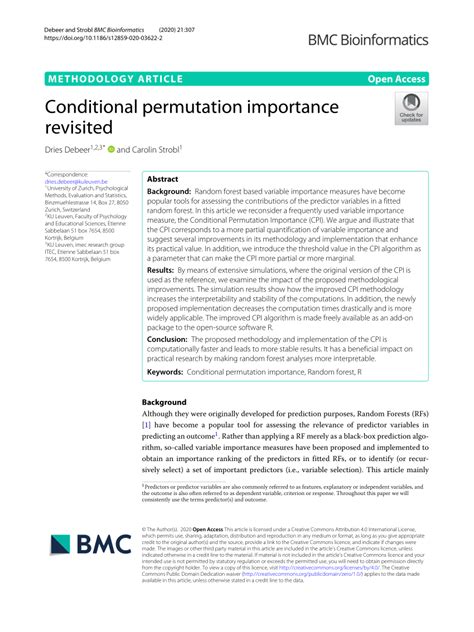 pdf conditional permutation importance revisited