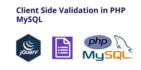 jquery form validation in php code one