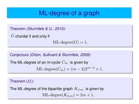 ml estimation in gaussian graphical models ppt download