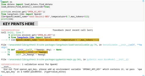 Python OpenAI From Langchain Requires Openai Api Key Even Though It
