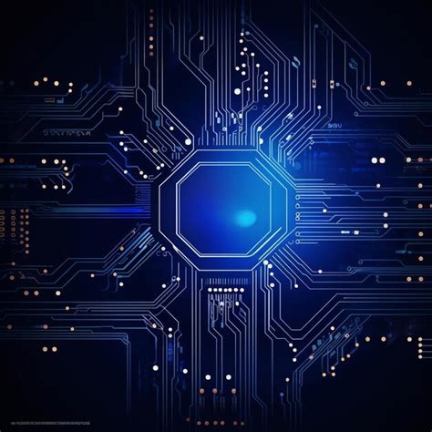 Premium Photo Abstract Digital Background With Technology Circuit