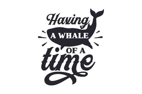 Having A Whale Of A Time SVG Cut File By Creative Fabrica Crafts