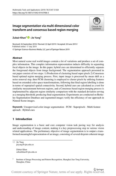 image segmentation via multi dimensional color transform and consensus based region merging