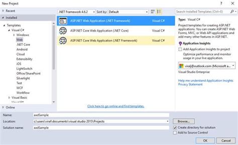 Developing ASP NET Apps With Azure Active Directory