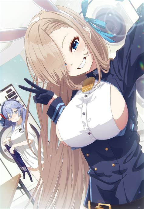 Asuna And Ako Blue Archive Drawn By Haru Haruru515 Danbooru