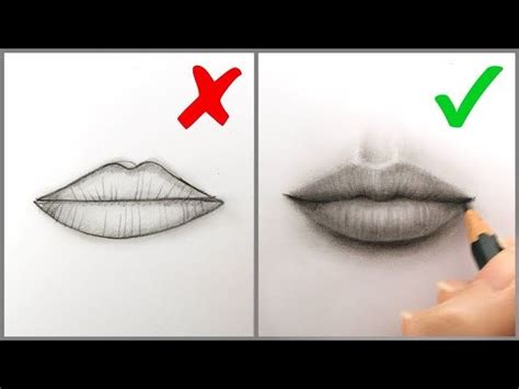 How To Draw Realistic Lips Beginners Lipstutorial Org