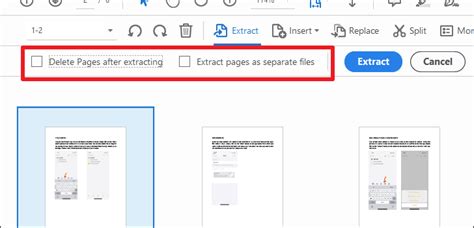 how to extract pages from a pdf file