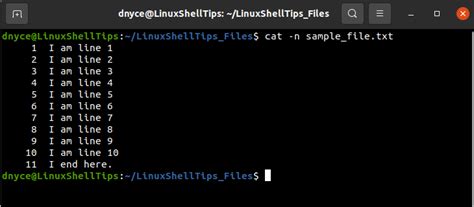How To Read Print A Particular Line From A File In Linux