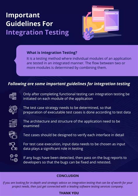 ppt important guidelines for integration testing powerpoint presentation id 10597186