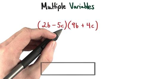 multiple variables in binomials visualizing algebra youtube