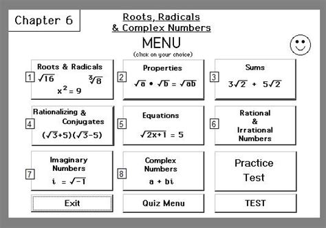 chapter 6 square roots nth roots radicals and complex numbers