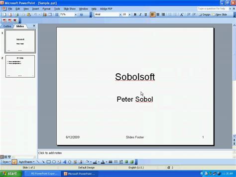 sobolsoft com how to use ms powerpoint export to multiple pdf files software youtube