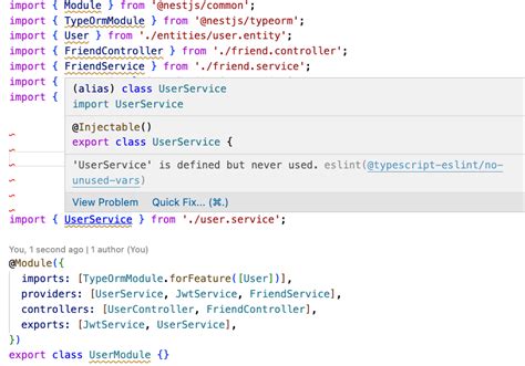 Visual Studio Code Getting Typescript Eslint No Unused Vars Warning