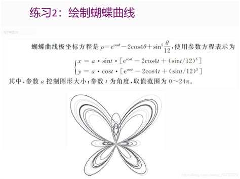 python 绘制蝴蝶曲线 csdn博客