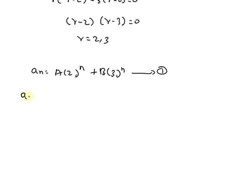 solve the recurrence relation an 5an 1 6an 2 the initial conditions are a0 1 and a1 1