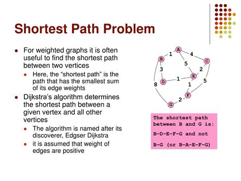 ppt shortest path problem powerpoint presentation free download id 5119438