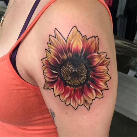 150 Vibrant Sunflower Tattoos And Meanings July 2020