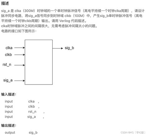 「verilog学习笔记」 脉冲同步器（快到慢） 脉冲同步器 verilog csdn博客