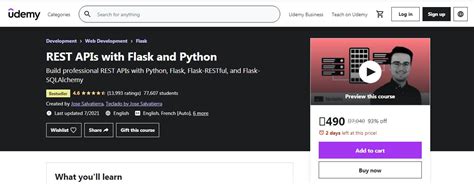 best flask courses