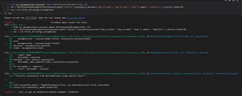 TypeError Init Got An Unexpected Keyword Argument Normalize