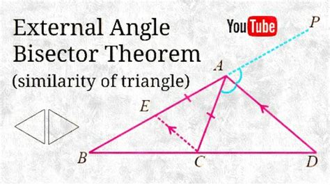 Angle Bisector Theorem Definition Geometry