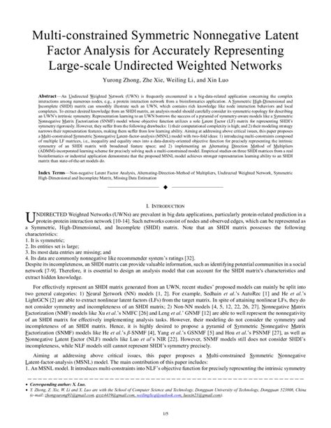 multi constrained symmetric nonnegative latent factor analysis for accurately representing large