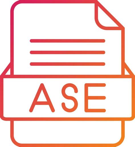 ASE File Format Icon 29149034 Vector Art At Vecteezy