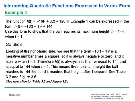 chapter 3 quadratic functions section 3 1 introduction