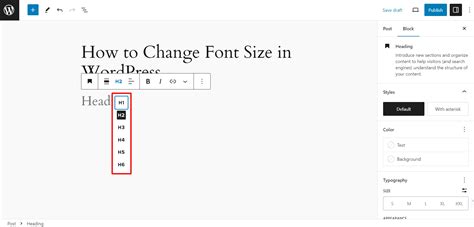 How To Change Font Size In WordPress 3 Easy Methods