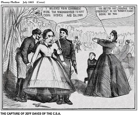 The Capture Of Jeff Davis Of The C S A Thomas Nast