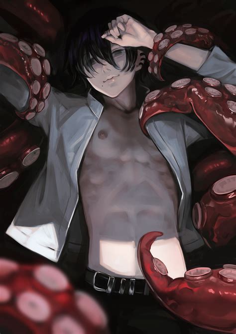 Yoshida Hirofumi And Octopus Devil Chainsaw Man Drawn By Hakusyokuto