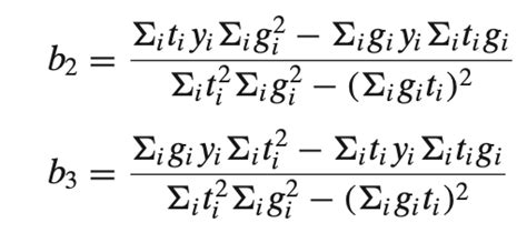 intuition behind the formula for multiple linear regression coefficients from econometric