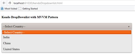 remote binding of kendo dropdownlist with mvvm pattern using web api