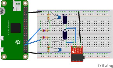raspberry pi zero pwm audio interface simple diy electronic music projects