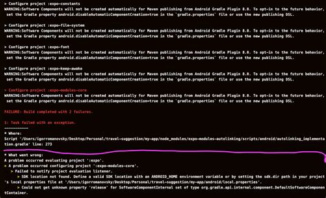 android build issue with expo java lang classnotfoundexception didn t find class com myapp