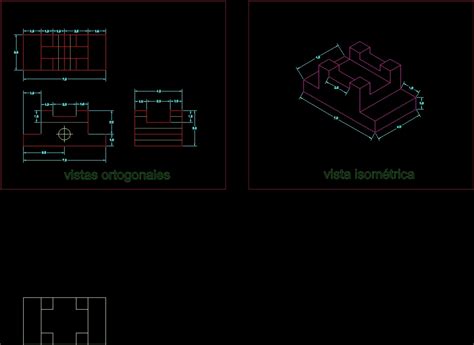 Isometric Drawing 3D DWG Model For AutoCAD Designs CAD