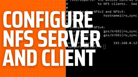 How To Install And Configure A Network File System NFS Server And
