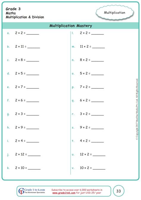 Free Math Exercises For Grade 1