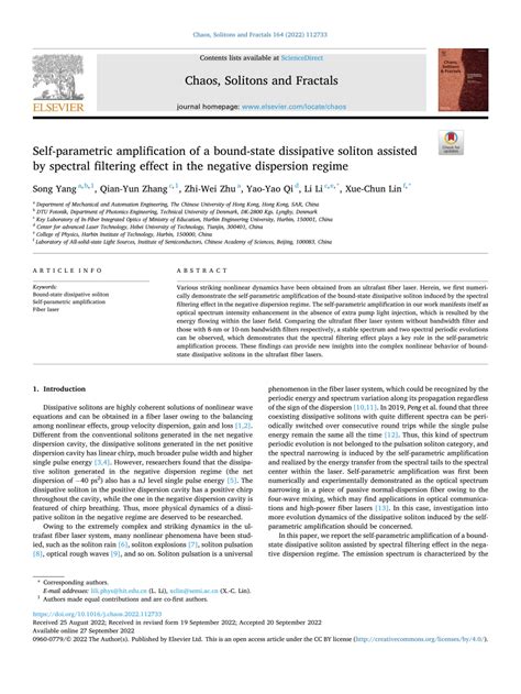 pdf self parametric amplification of a bound state dissipative soliton assisted by spectral
