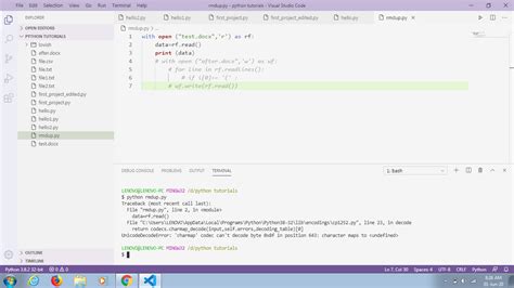 Python Unicodedecodeerror Is Showing On The Window How To Solve It Stack Overflow