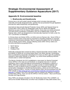 Fillable Online Appendix B Environmental Baseline Appendix B