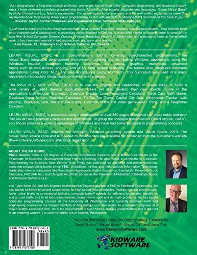 learn visual basic 2019 edition a step by step programming tutorial moneymintz