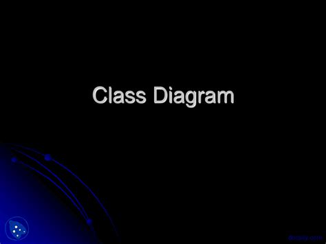 class diagram 2 object oriented analysis and design lecture slides docsity