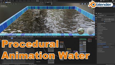 How To Create Procedurally Animated Water In Blender 2 90 YouTube