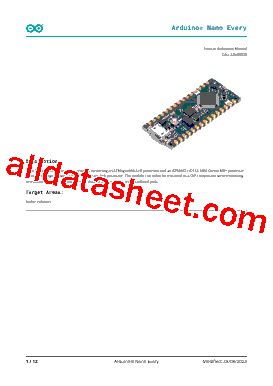 ABX00028 Datasheet PDF Arduino